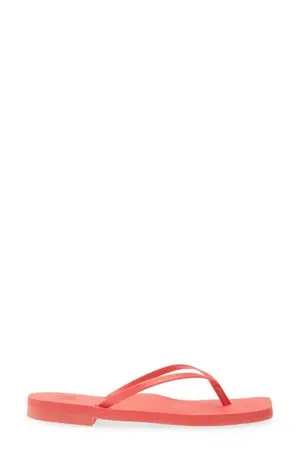 MALVADOS Lola Square Toe Flip Flop - Rouge