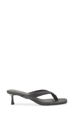 MALVADOS Lbk Kitten Heel Thong Sandal