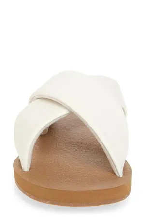 MALVADOS Ellie Criss-cross Slide Sandal - Satin