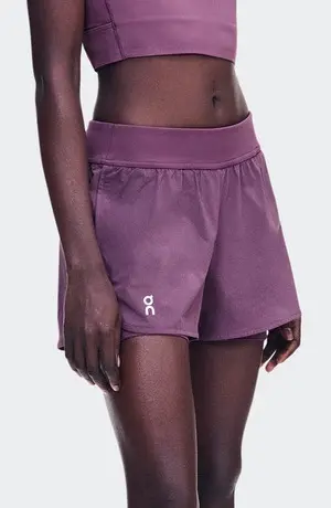 On Court 3-inch 2-in-1 Shorts - Cassis