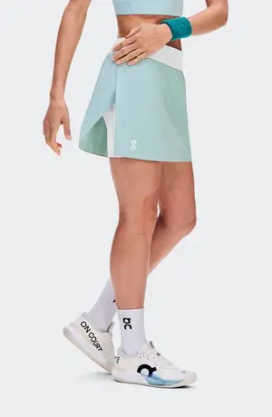On Court Split Skirt With Inner Tights - Brook