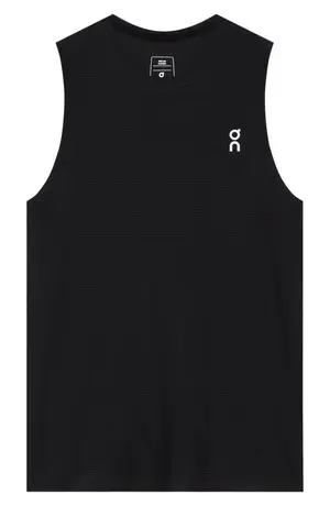 On Court Performance Tennis Tank - Black