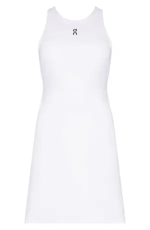 On Performance Dress With Side Slit - White