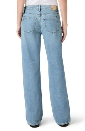 Paige Dana Low Rise Relaxed Straight Leg Jeans