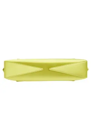 Alaïa Le Teckel Silk Top Handle Clutch - Lime
