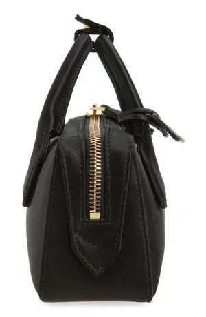 Alaïa Le Teckel Silk Top Handle Clutch - Noir
