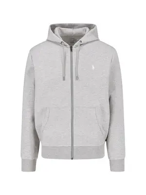 Polo Ralph Lauren Zip Logo Sweatshirt - Gray