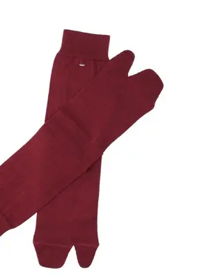 MAISON MARGIELA Tabi Socks - Red