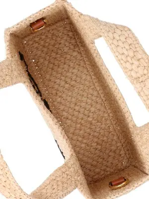 Loewe Raffia Mini Tote Bag - Beige