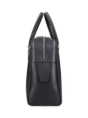 THE ROW India 12 Calfskin Handbag - Black