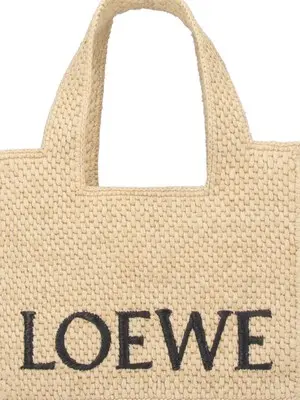 Loewe Small Raffia Tote