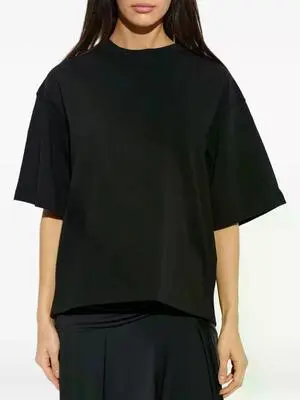 ALLSAINTS Esme Amelie Crochet Heart T-shirt - Black