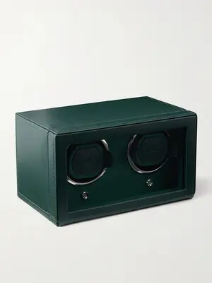 Wolf Double Watch Winder - Green