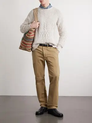 Ralph Lauren Straight-leg Cotton-twill Trousers