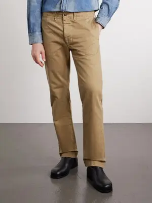 Ralph Lauren Straight-leg Cotton-twill Trousers