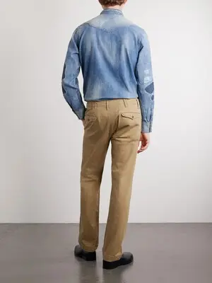 Ralph Lauren Straight-leg Cotton-twill Trousers