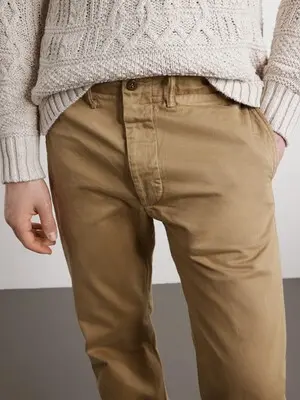 Ralph Lauren Straight-leg Cotton-twill Trousers