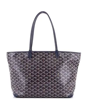 Goyard Mm Artois Tote Coated Canvas - Blue