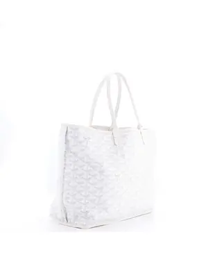 Goyard Pm Anjou Reversible Tote Coated Canvas - White