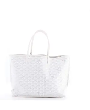 Goyard Pm Anjou Reversible Tote Coated Canvas - White