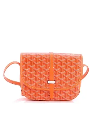 Goyard Pm Belvedere Ii Messenger Bag Coated Canvas - Orange