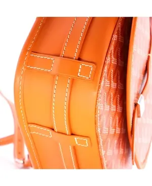 Goyard Pm Belvedere Ii Messenger Bag Coated Canvas - Orange