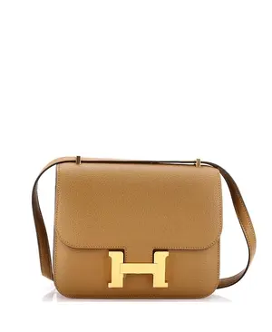 Hermès 18 Constance Nm Bag Chevre Mysore - Brown