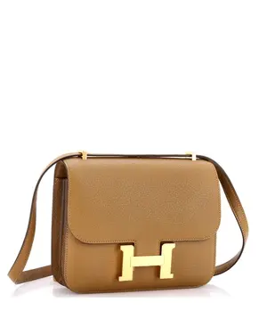 Hermès 18 Constance Nm Bag Chevre Mysore - Brown