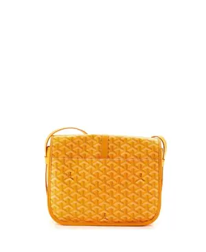 Goyard Mm Belvedere Ii Messenger Bag Coated Canvas - Yellow