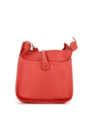 Hermès Pm Evelyne Bag Gen Iii Clemence - Orange