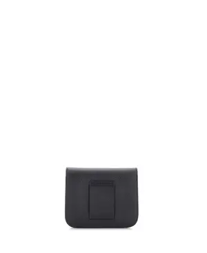Hermès Constance Slim Wallet Epsom - Black