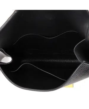 Hermès Constance Slim Wallet Epsom - Black