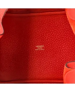 Hermès Pm Picotin Lock Bag Clemence - Red