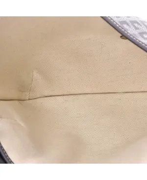 Goyard Coursier Messenger Bag Coated Canvas And Leather - Gray