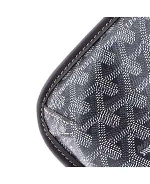 Goyard Coursier Messenger Bag Coated Canvas And Leather - Gray