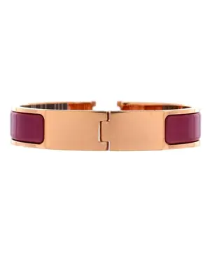 Hermès Narrow Clic H Bracelet - Enamel