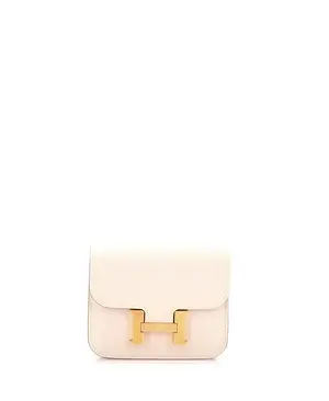 Hermès Constance Slim Wallet Epsom - Neutral