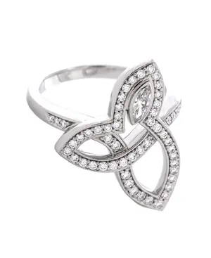 HARRY WINSTON Lily Cluster Ring And Diamonds