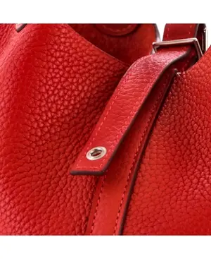 Hermès Pm Picotin Lock Bag Clemence - Red