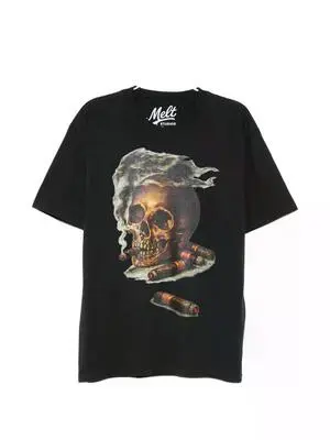 MELT Skull-print T-shirt - Black