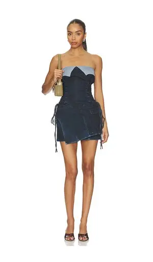 MARRKNULL Dislocation Suit Bandeau Dress