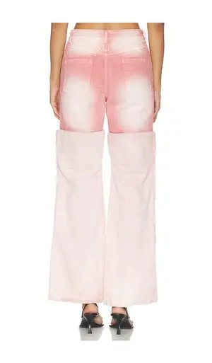 MARRKNULL Roll-cuff Slim Fit Jean