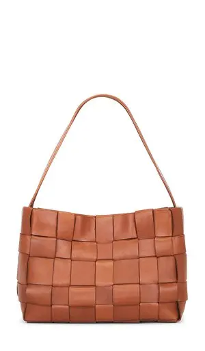 ST. AGNI Woven Leather Mini Tote