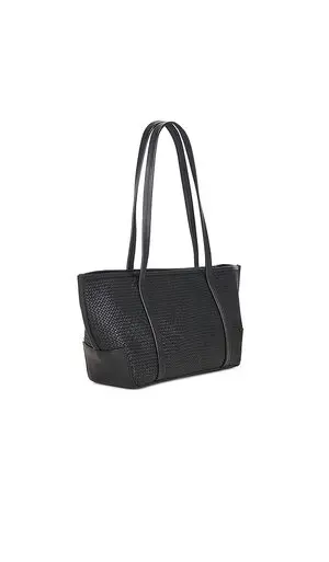 ST. AGNI Woven Leather Tote