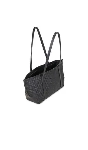 ST. AGNI Woven Leather Tote
