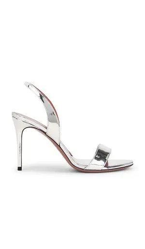 Paris Texas Vera Slingback Sandal 85 In Metallic - Silver