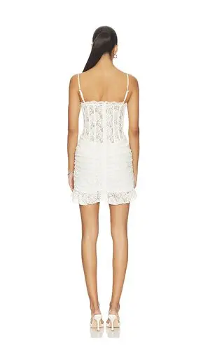 Majorelle Lorena Lace Corset Mini Dress