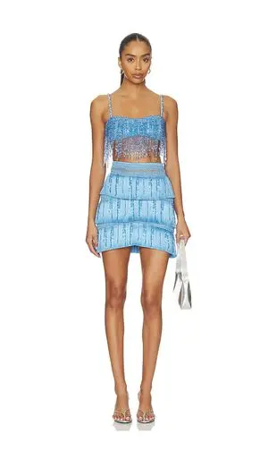 PatBO Clara Fringe Top