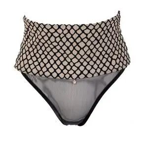 LES JUPONS DE TESS Neutrals Miel High-waisted Open Back Panty - Black