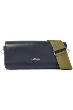 3.1 Phillip Lim Ray Baguette Textured Leather Shoulder Bag